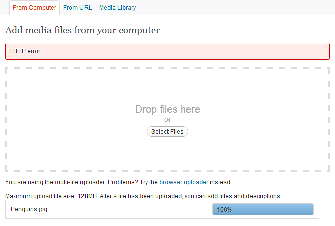 How To Fix HTTP Error While Uploading Image In Wordpress Web 